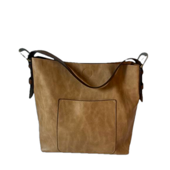 Joy Susan | Bags | Joy Susan Neutral Camel Classic Vegan Leather Hobo ...